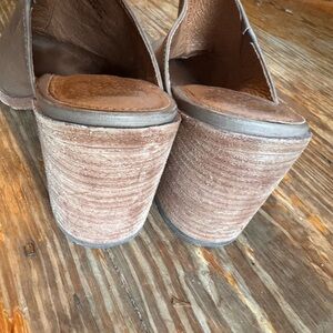 Frye | Shoes | Frye Taupe Leather Sadie Mule Size 8 | Poshmark